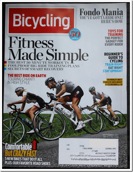 DC Rainmaker on the cover of Bicycling Magazine | DC Rainmaker
