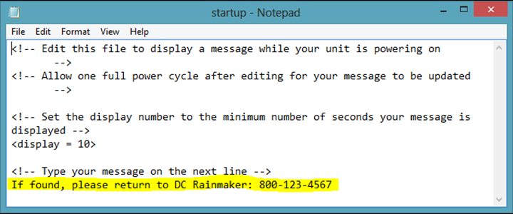 Tip of the day: How to display your name and phone number on your ...