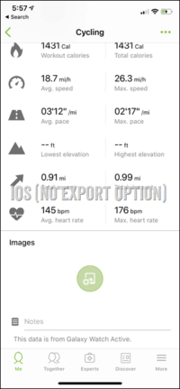 How to export fitness data from the Samsung wearables (and Samsung ...