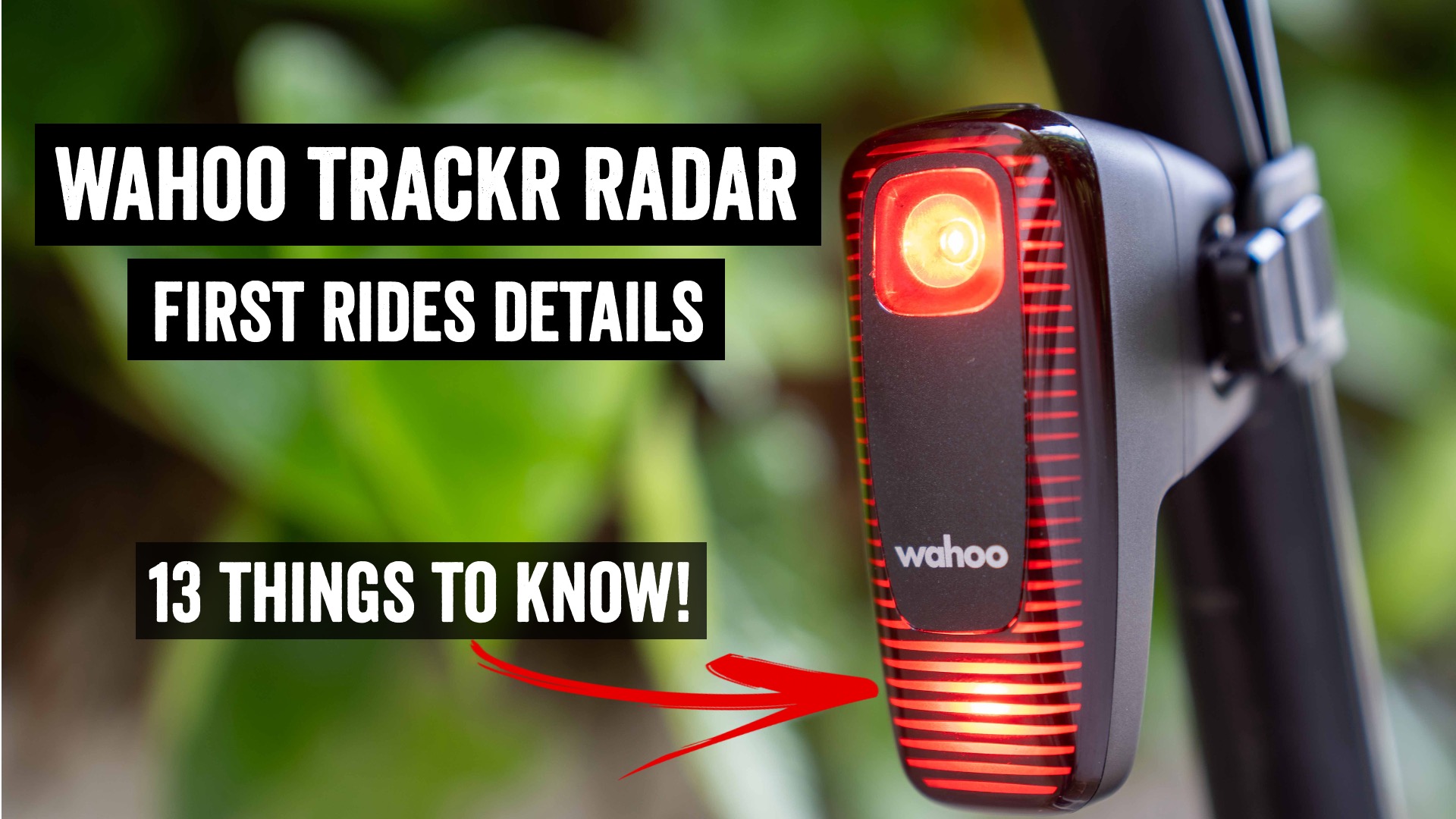 Wahoo TRACKR RADAR Hands-On: All The Details | DC Rainmaker