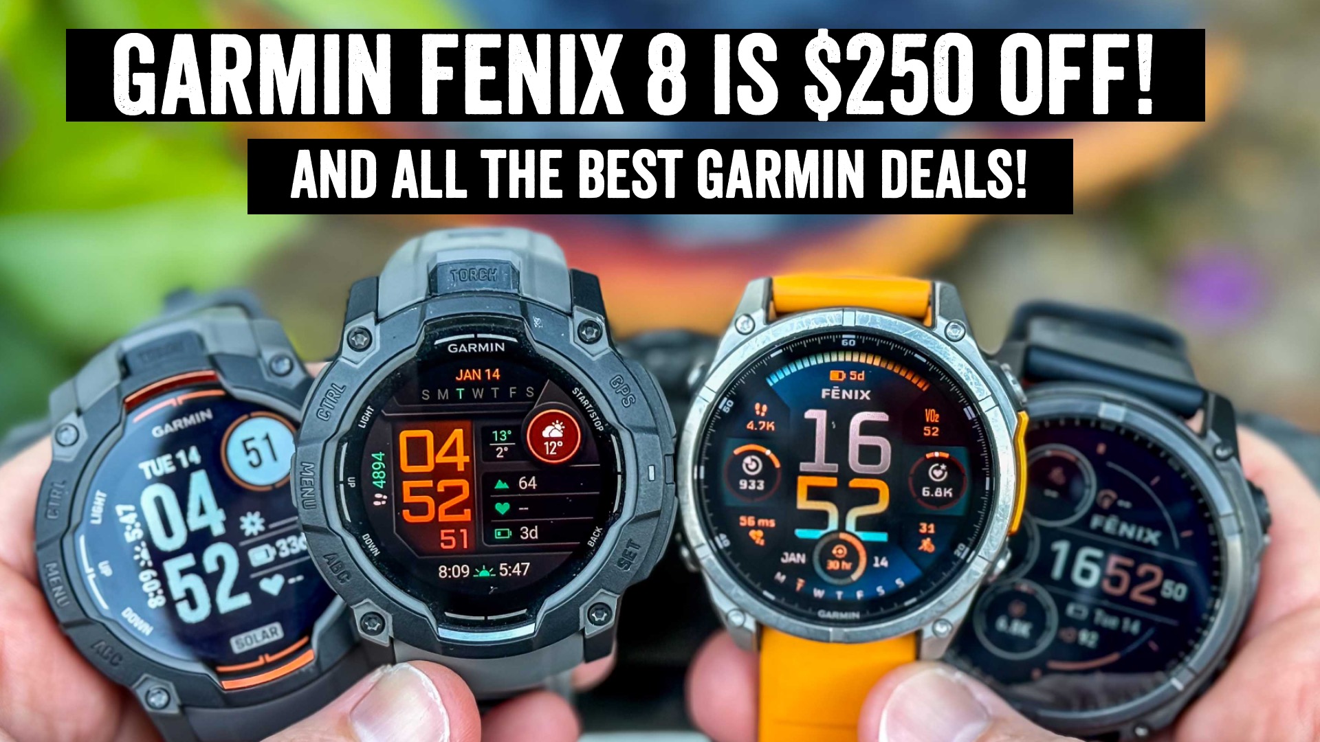Garmin Fenix 8 is $250 off, and All The Best Garmin Deals! | DC Rainmaker